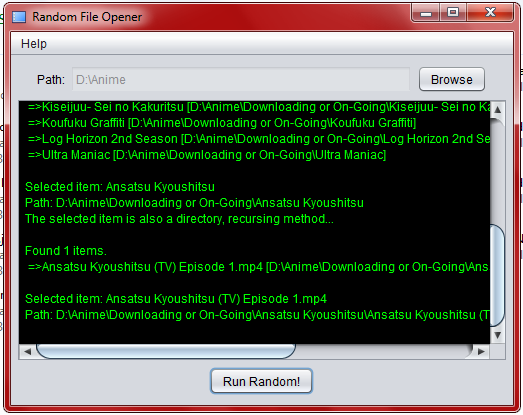 Random File Opener | SourceCodester